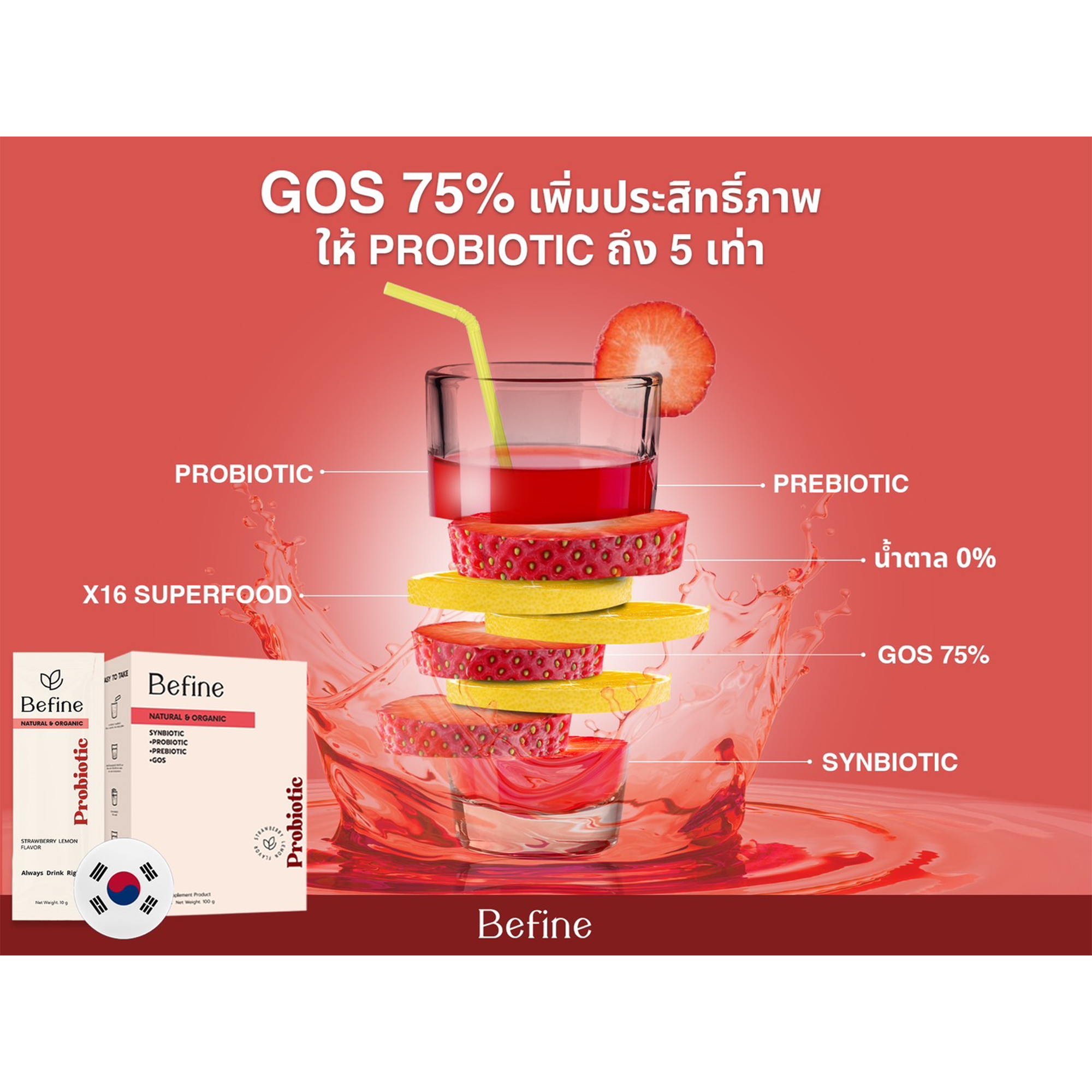 ลงทะเบียนรับฟรี! Befine Drink